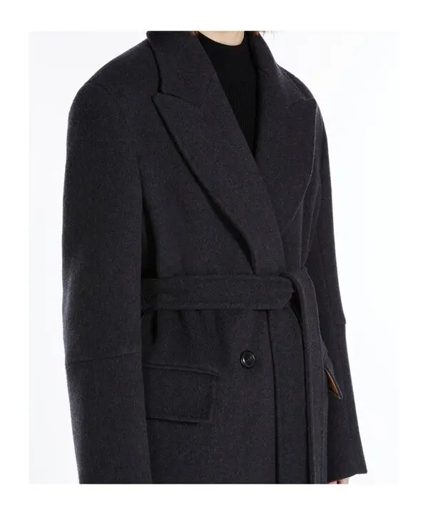Max Mara Belted Long-sleeved Coat