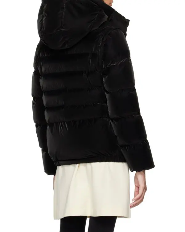 Moncler Allymes Down Jacket With Removable Hood And Sleeves