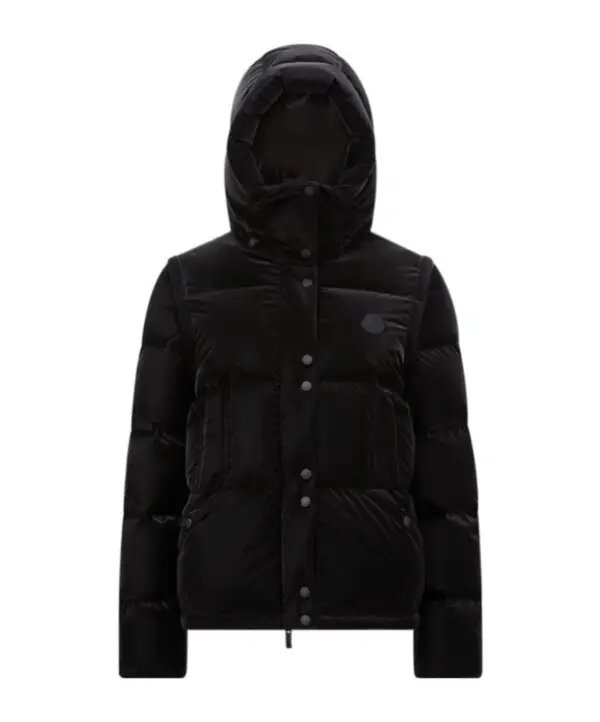 Moncler Allymes Down Jacket With Removable Hood And Sleeves
