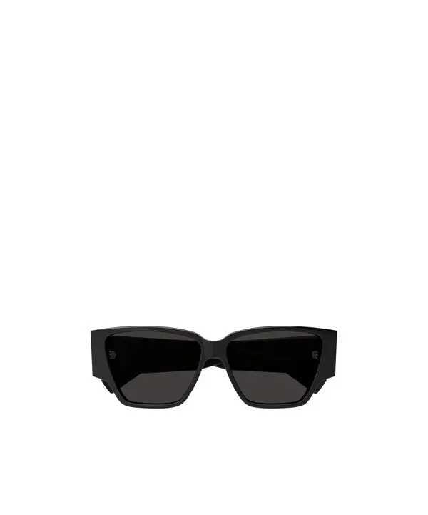 Bottega Veneta Rectangle Frame Sunglasses - Black
