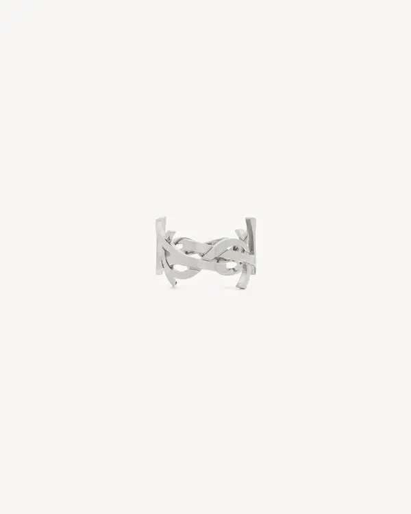 Saint Laurent Cassandre Ring - Silver