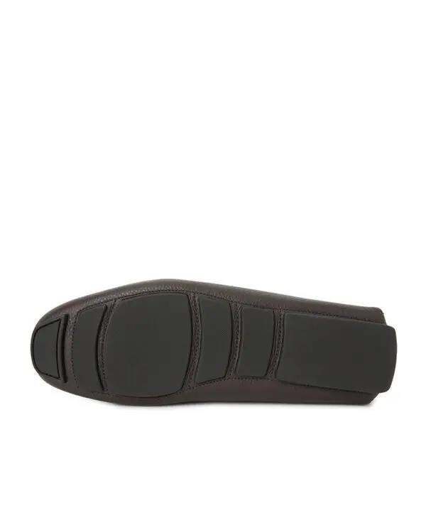 Bally Round Toe Loafers With Ribbon Detail - Brown