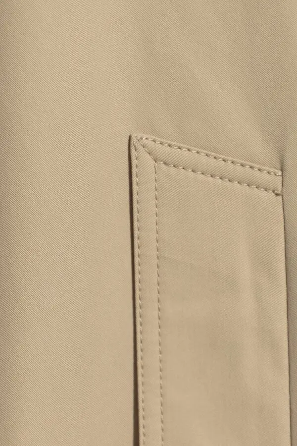 MAISON MARGIELA Curved Hem Coat