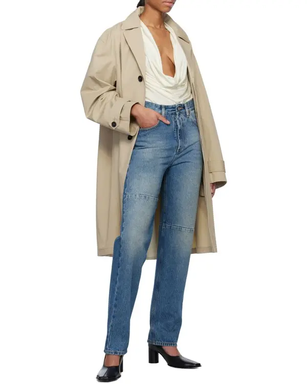 MAISON MARGIELA Curved Hem Coat