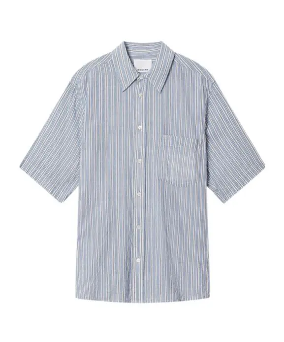 Isabel Marant Étoile Labilio Striped Shirt - Blue