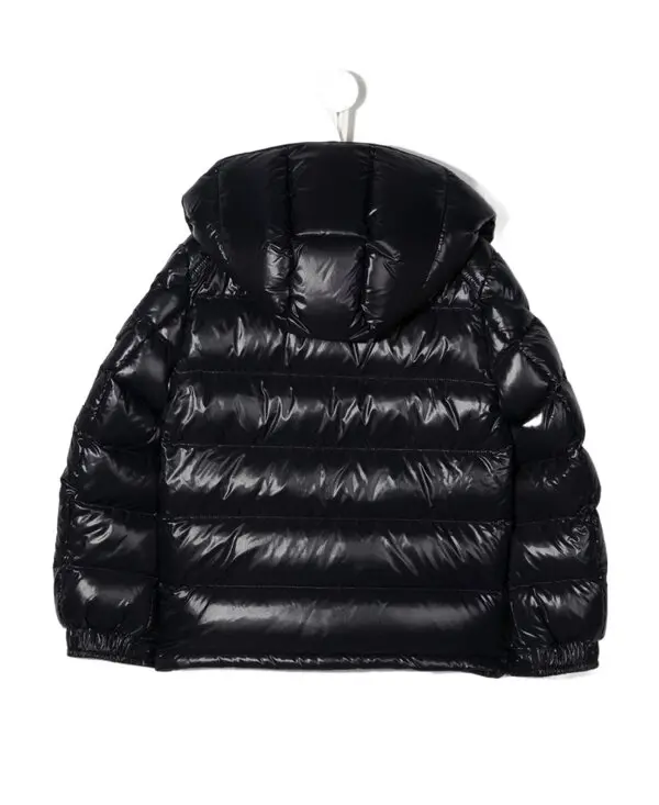 Moncler Quilted Puffer Jacket With Removable Hood - Black