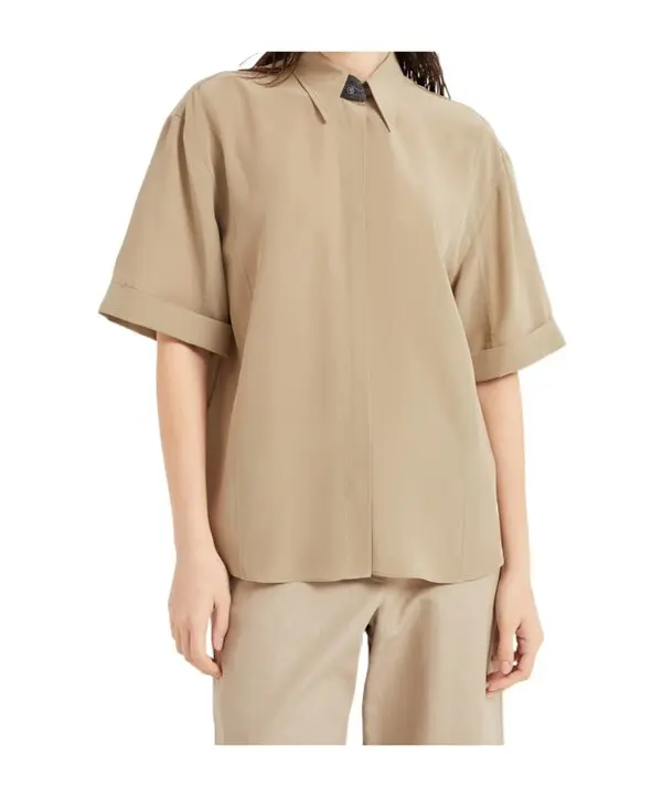 Brunello Cucinelli Concealed Fastening Shirt