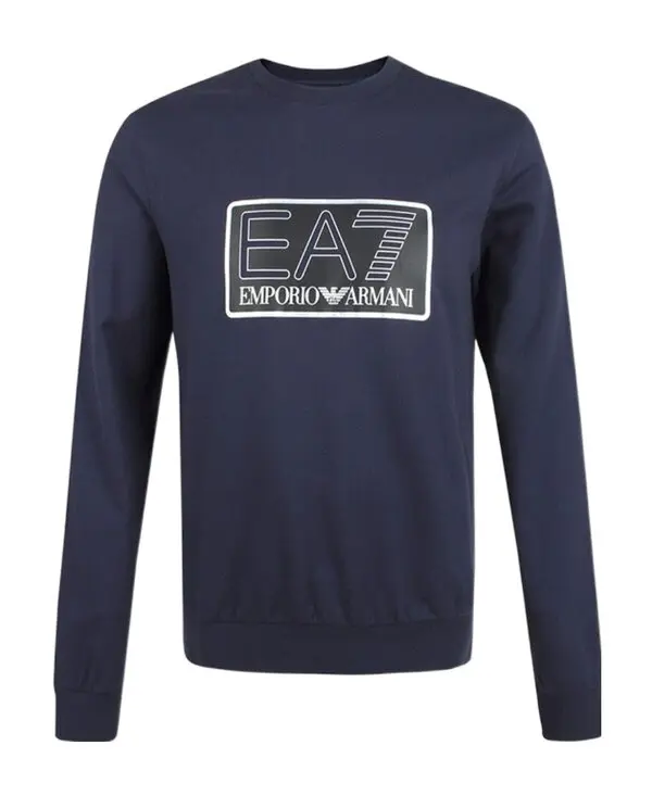 EA7 Round Neck Logo Sweater