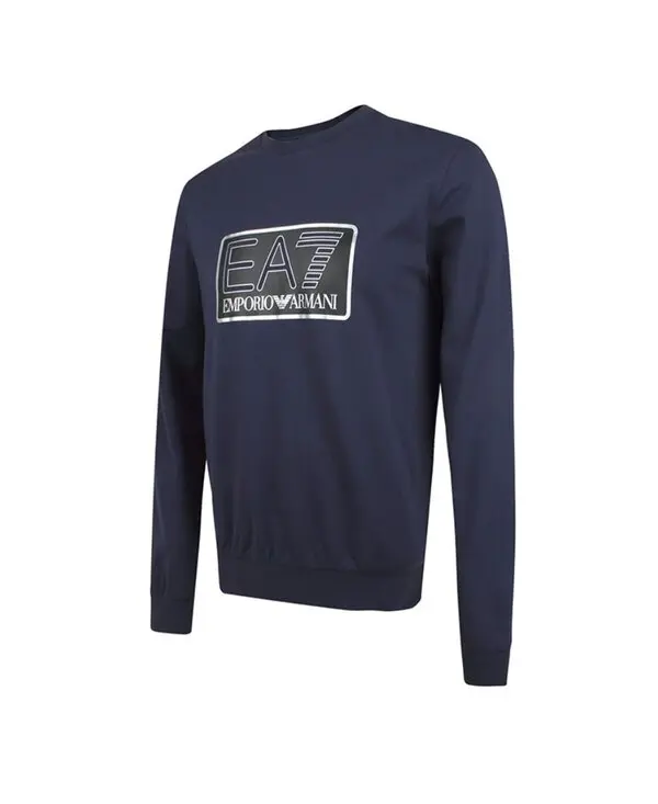 EA7 Round Neck Logo Sweater