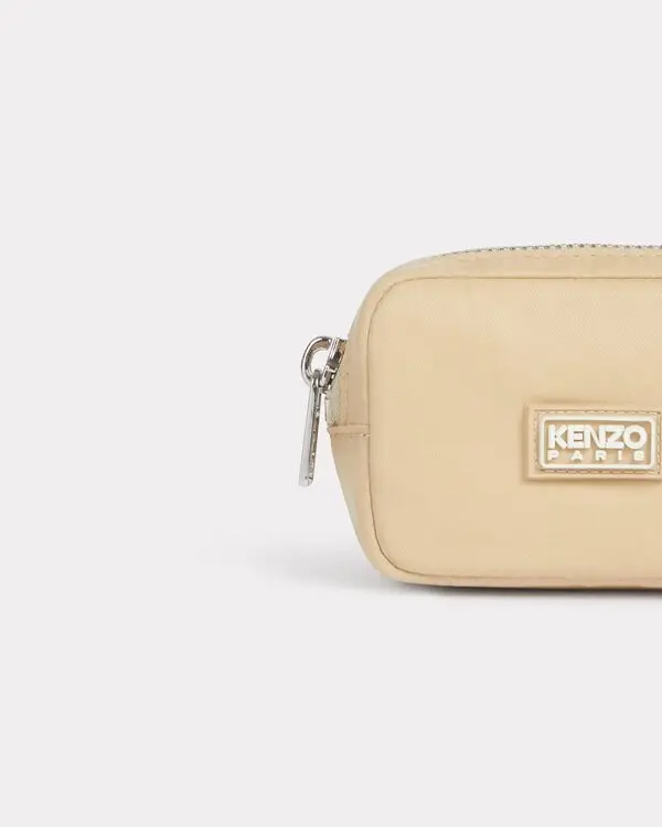 Kenzo Logo Patch Zipped Belt Bag With Detachable Sachet