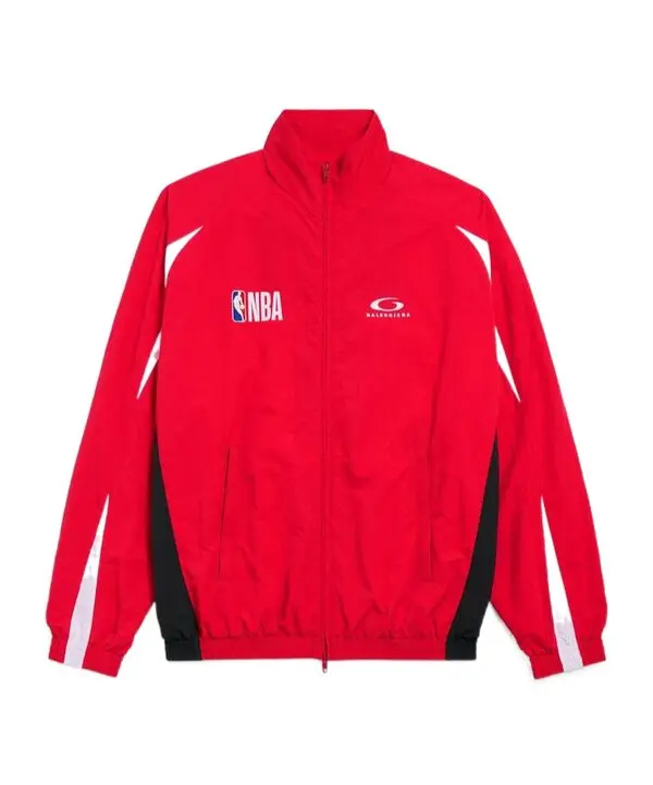 Balenciaga Nba Logo Track Jacket - Red