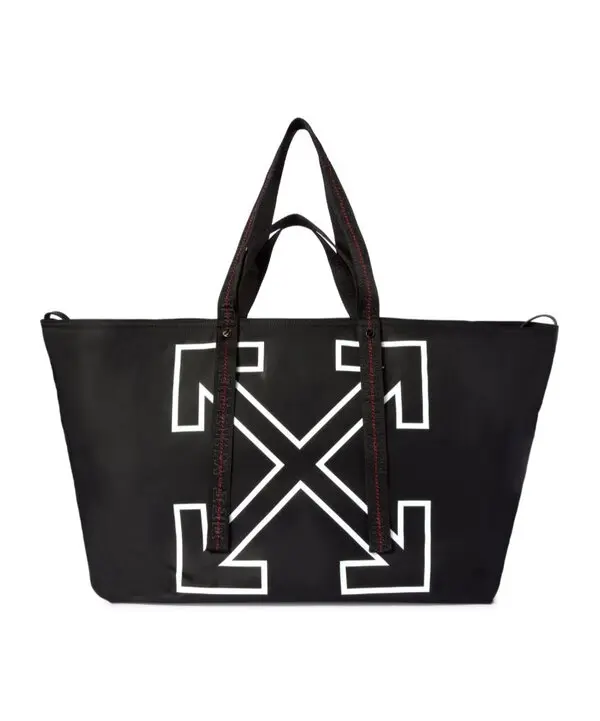 Off-White Large Heritage Day Off Top Handle Bag - Black