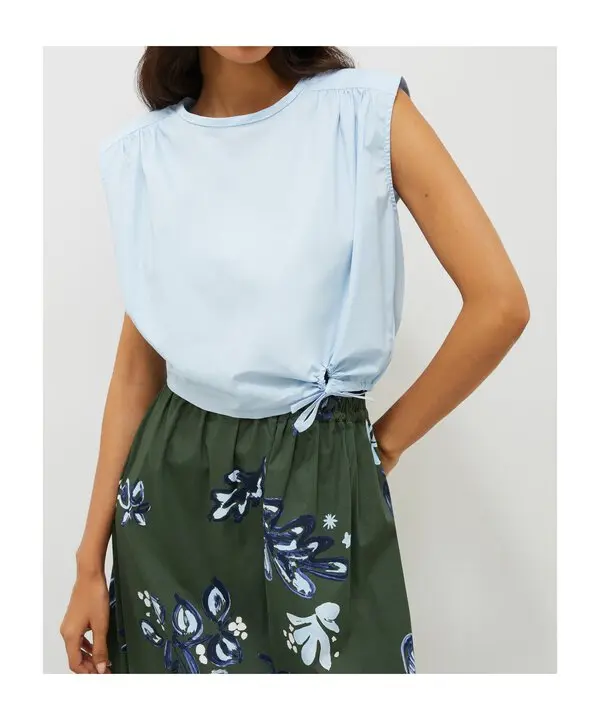 Marella Stretch Cotton Poplin Blouse