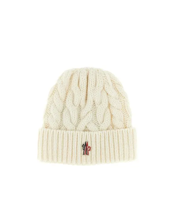 Moncler Wool Beanie - Nude