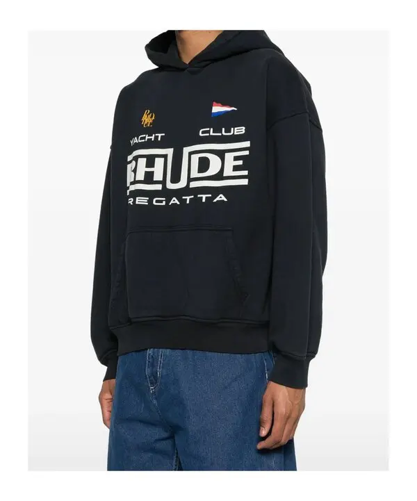Rhude Regatta Yacht Club Hoodie - Black