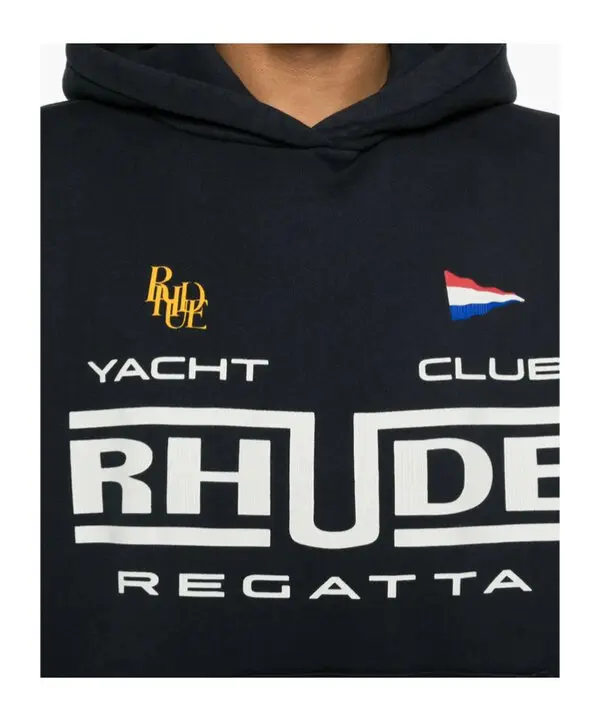 Rhude Regatta Yacht Club Hoodie - Black