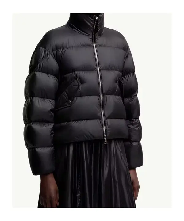 Moncler Down Puffer Jacket With Stand-up Collar