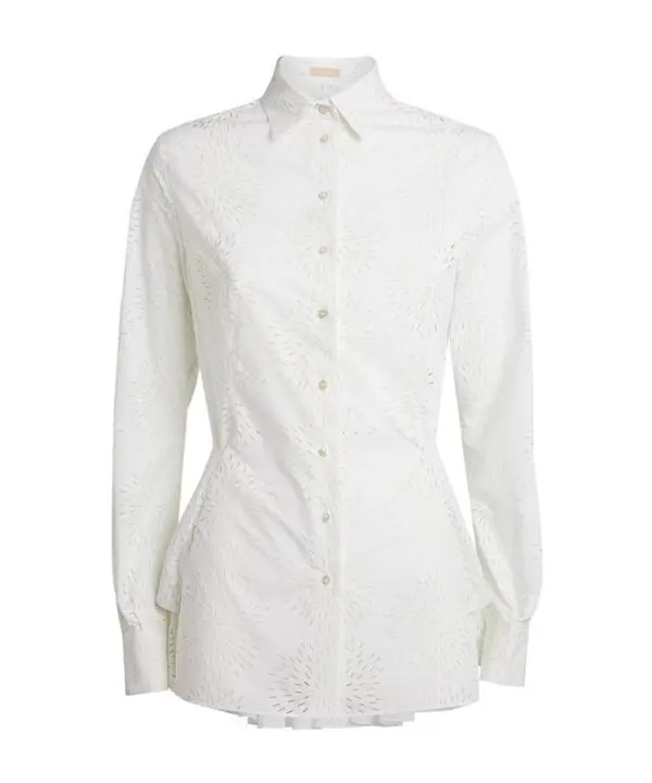 Alaïa Hollowed-out Shirt - White