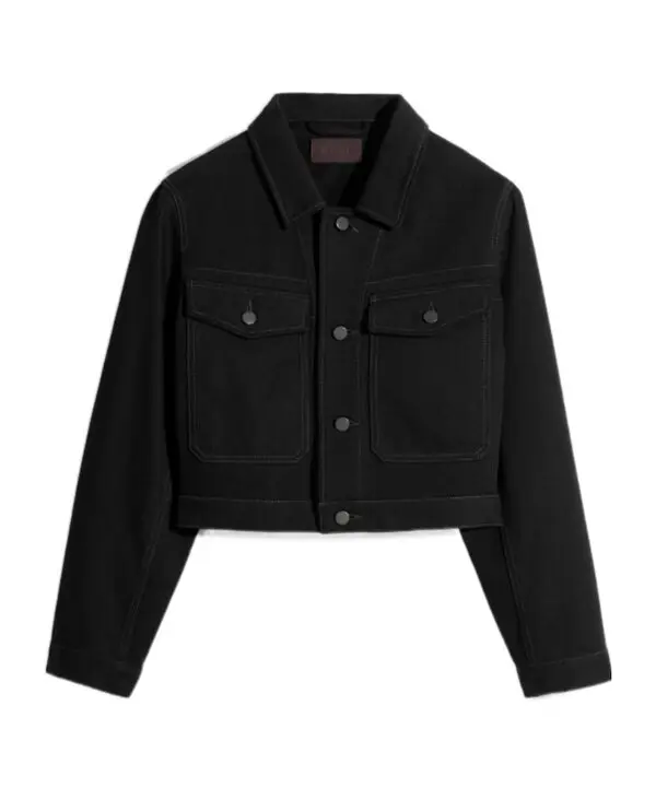 LEMAIRE Long Sleeve Denim Jacket - Black