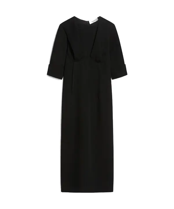 Sportmax Matte Satin Dress - Black