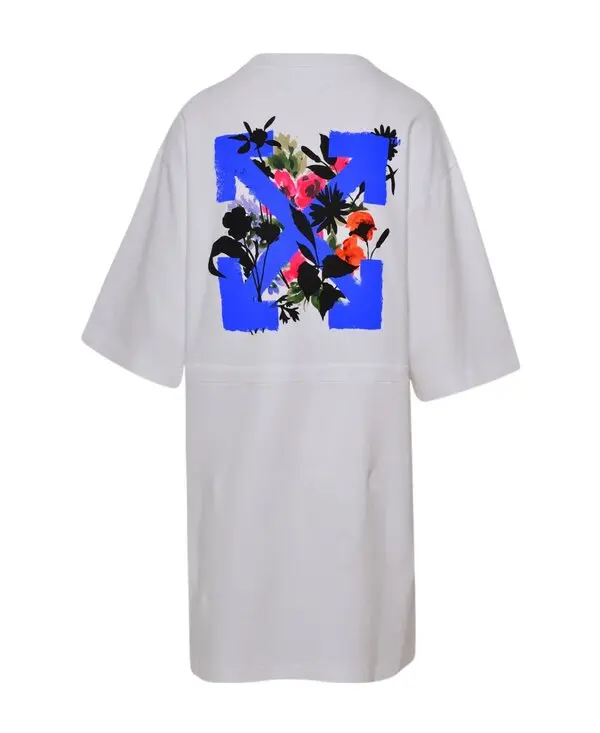 Off-White Floral Arrows T-shirt Dress