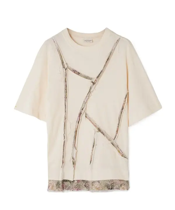 Dries Van Noten Helena Trimmed T-shirt - White
