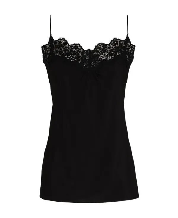 Zimmermann Lace Detail Camisole - Black