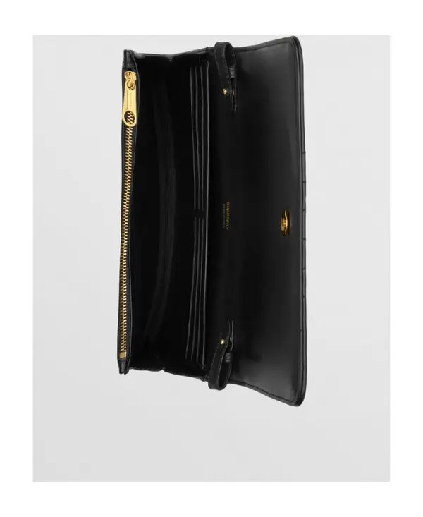 Burberry Lola Logo Plaque Chained Wallet