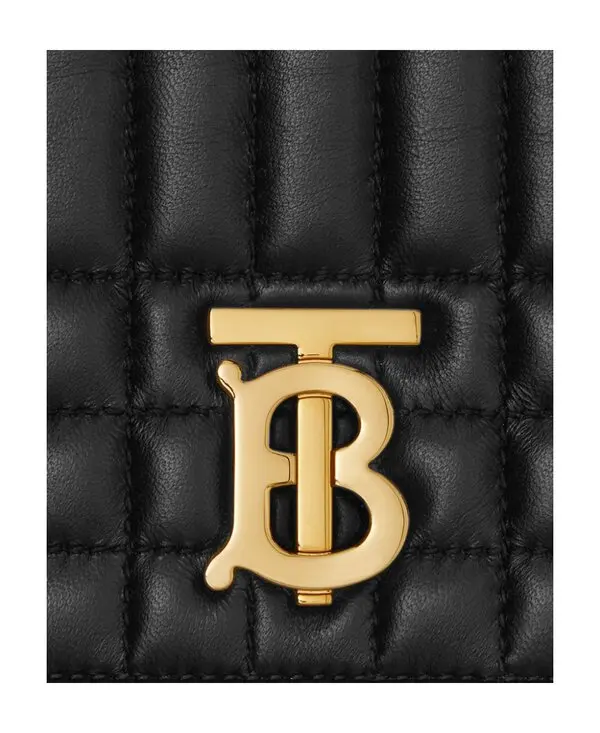 Burberry Lola Logo Plaque Chained Wallet