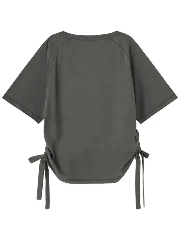 GANNI Printed Raglan T-shirt - Black