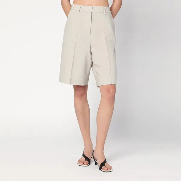 GOLDEN GOOSE Knee-length Bermuda Shorts - Beige
