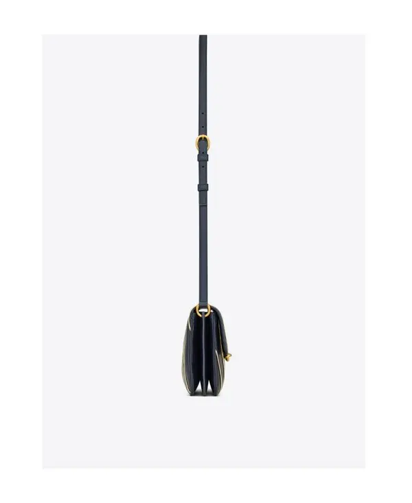 Saint Laurent Le Maillon Striped Satchel Bag