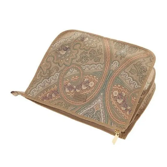 Etro Zipper Clutch - Light Brown