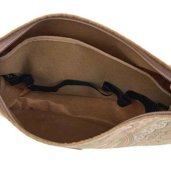 Etro Zipper Clutch - Light Brown
