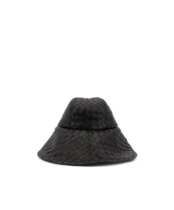 Bottega Veneta Intrecciato Leather Bucket Hat