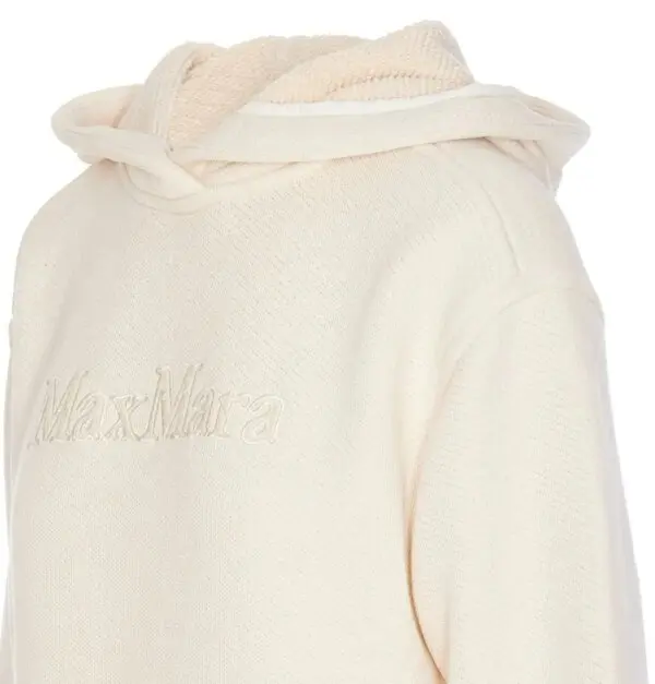 Max Mara Gary Embroidered Hoodie - White