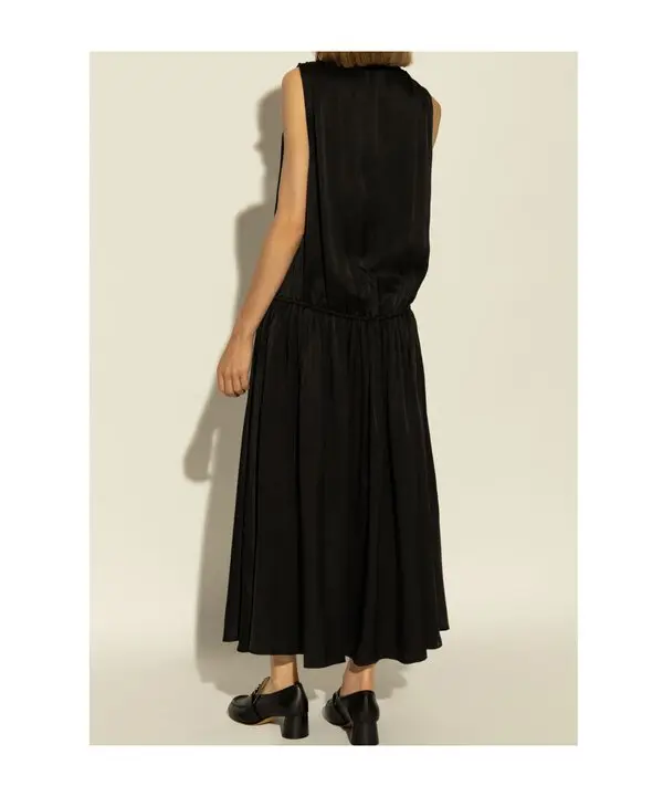 ANINE BING Mia Silk Maxi Dress