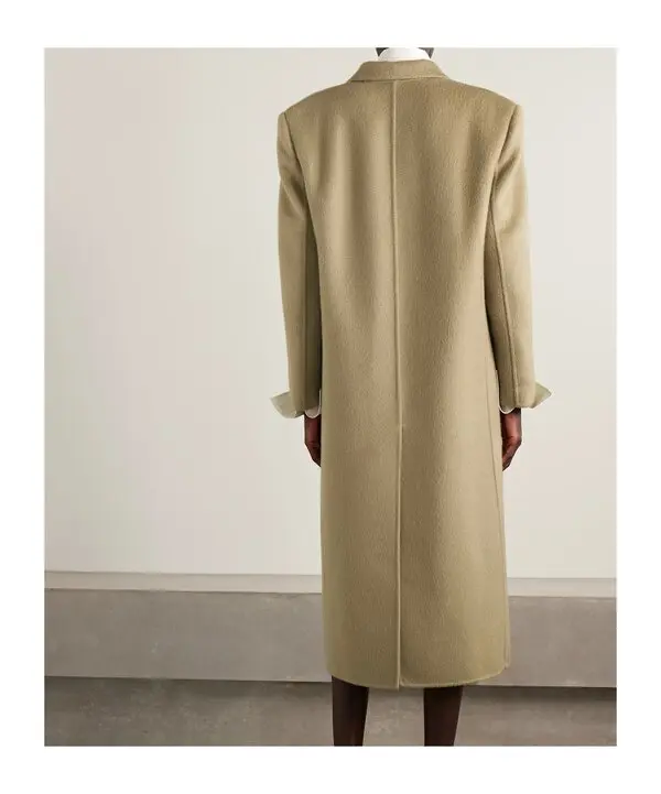 THE ROW Hariet Double-breasted Coat - Cream