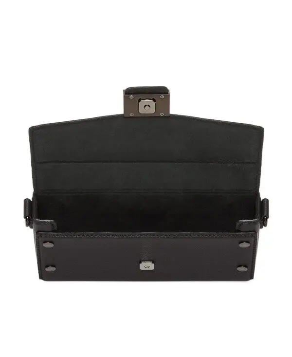 Fendi Soft Trunk Baguette Phone Pouch - Black