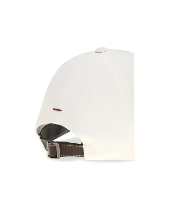 Brunello Cucinelli Baseball Cap - White