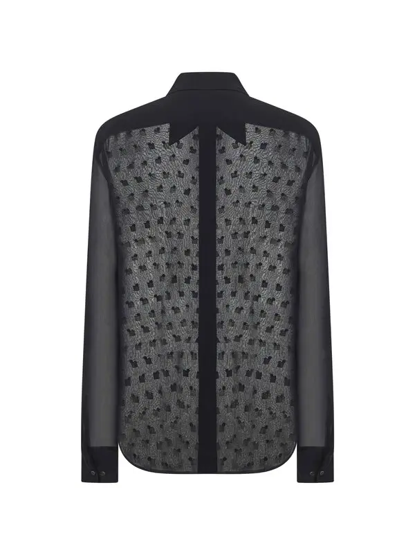 Dries Van Noten Embellished Long Sleeve Shirt