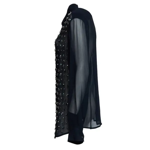 Dries Van Noten Embellished Long Sleeve Shirt