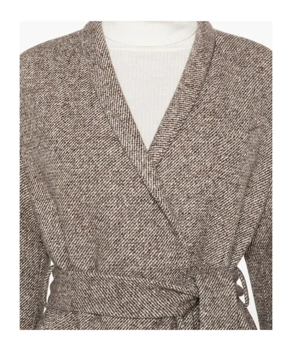 Brunello Cucinelli Single-breasted Belted Coat