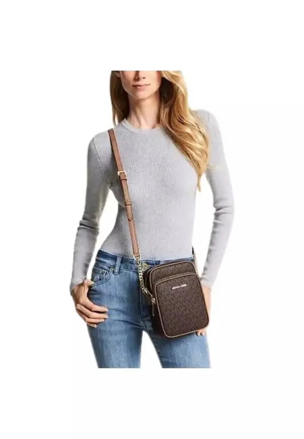 Michael Kors Medium Jet Set Logo Satchel