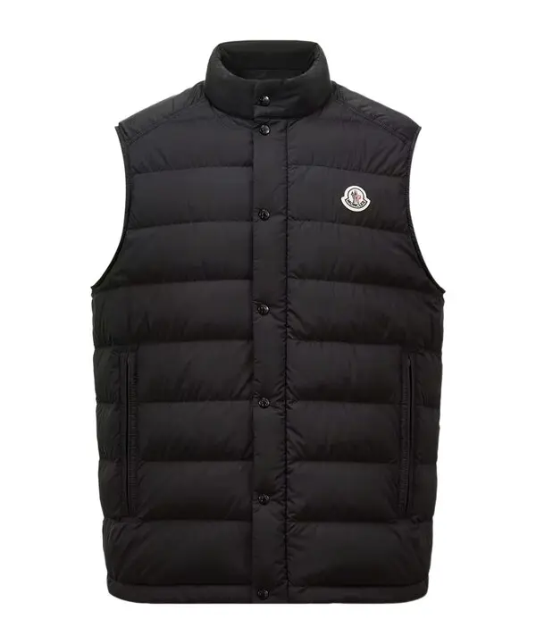 Moncler Barthe Sleeveless Puffer Gilet - Black