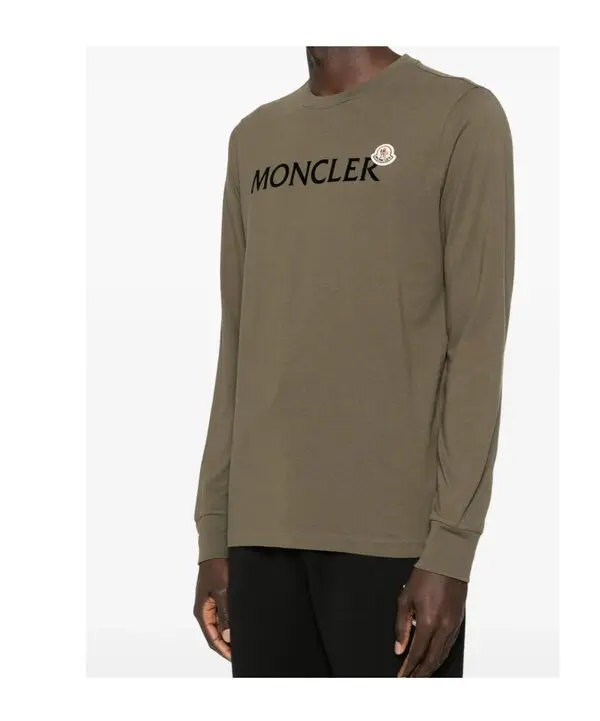 Moncler Logo Patch Crewneck Sweatshirt