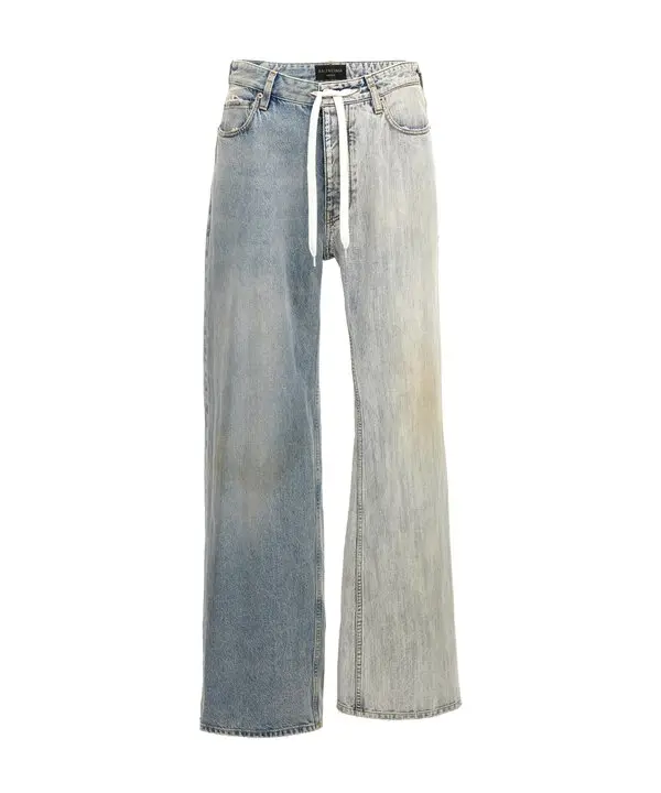 Balenciaga Fifty-fifty Jeans - Blue