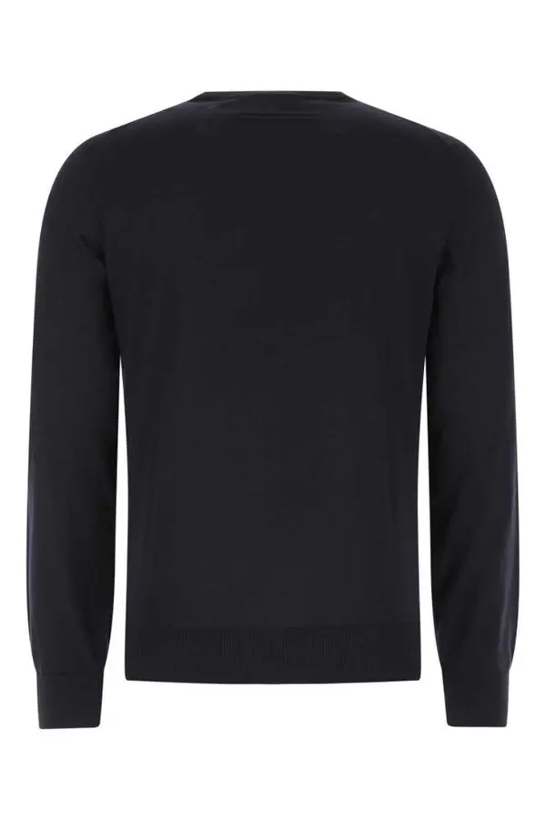 Zegna Round Neck Long Sleeve Sweater