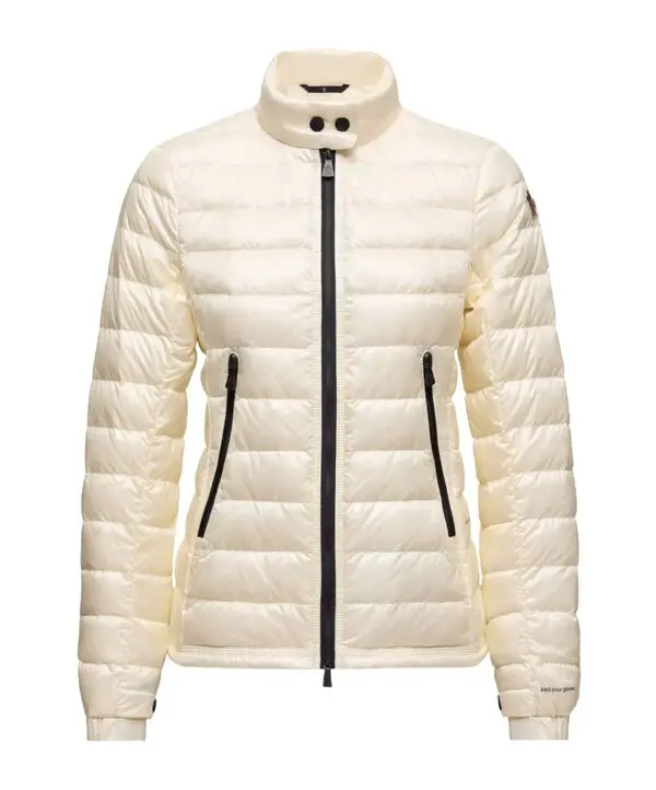 Moncler Zip-up Padded Jacket - White