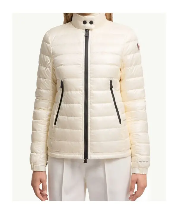 Moncler Zip-up Padded Jacket - White
